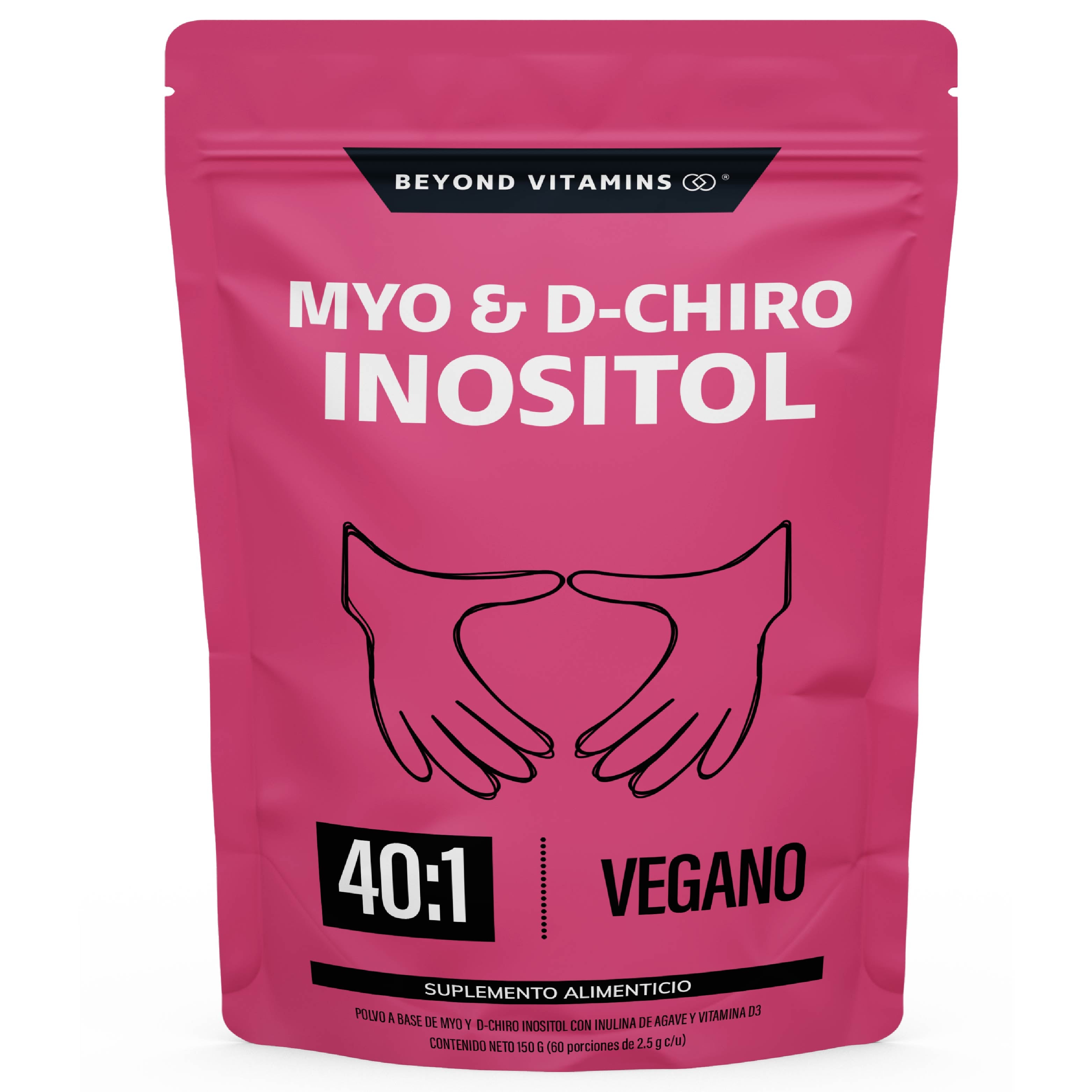 Myo y D-Chiro Inositol en polvo - 150 g – Beyond Vitamins